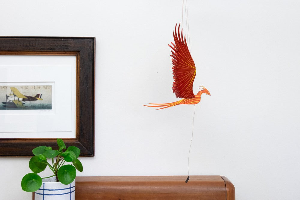 Phoenix Flying Mobile - Unique Handmade Gift – Tulia's Artisan Gallery