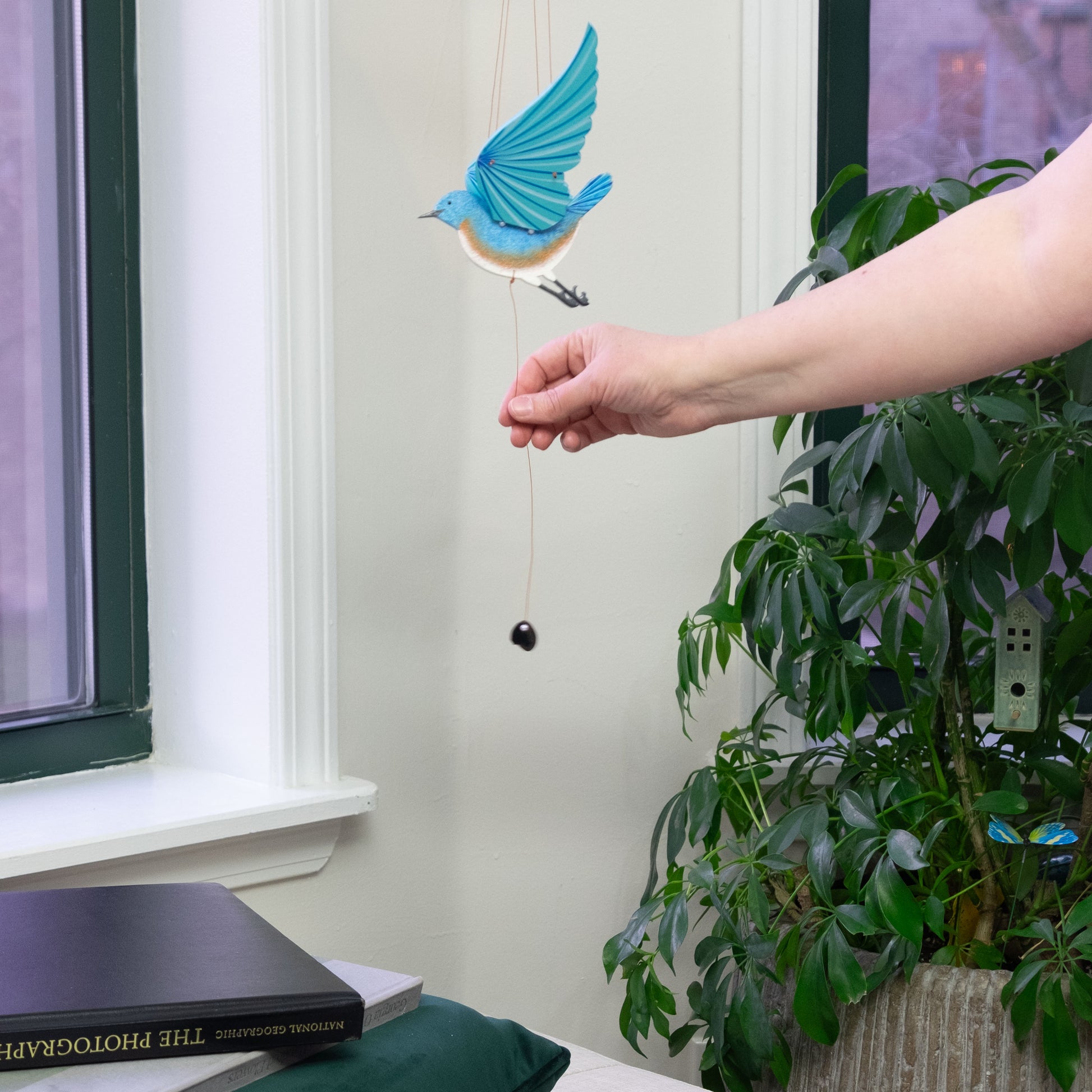**NEW** Eastern Bluebird Flying Mobile – Tulia's Artisan Gallery