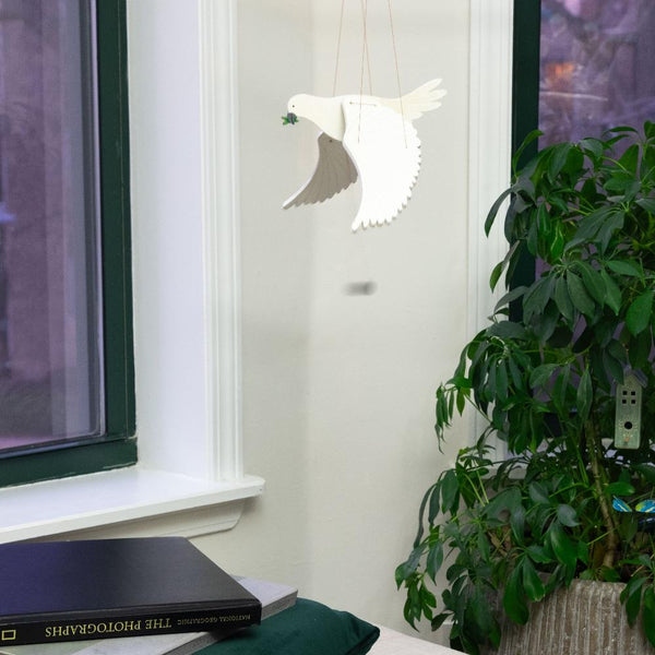 Peace Dove Flying Mobile - Unique Handmade Gifts – Tulia's Artisan Gallery