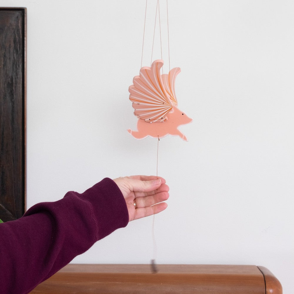 Flying Pig Mobile - Unique Handmade Gift - Pigs Do Fly – Tulia's ...