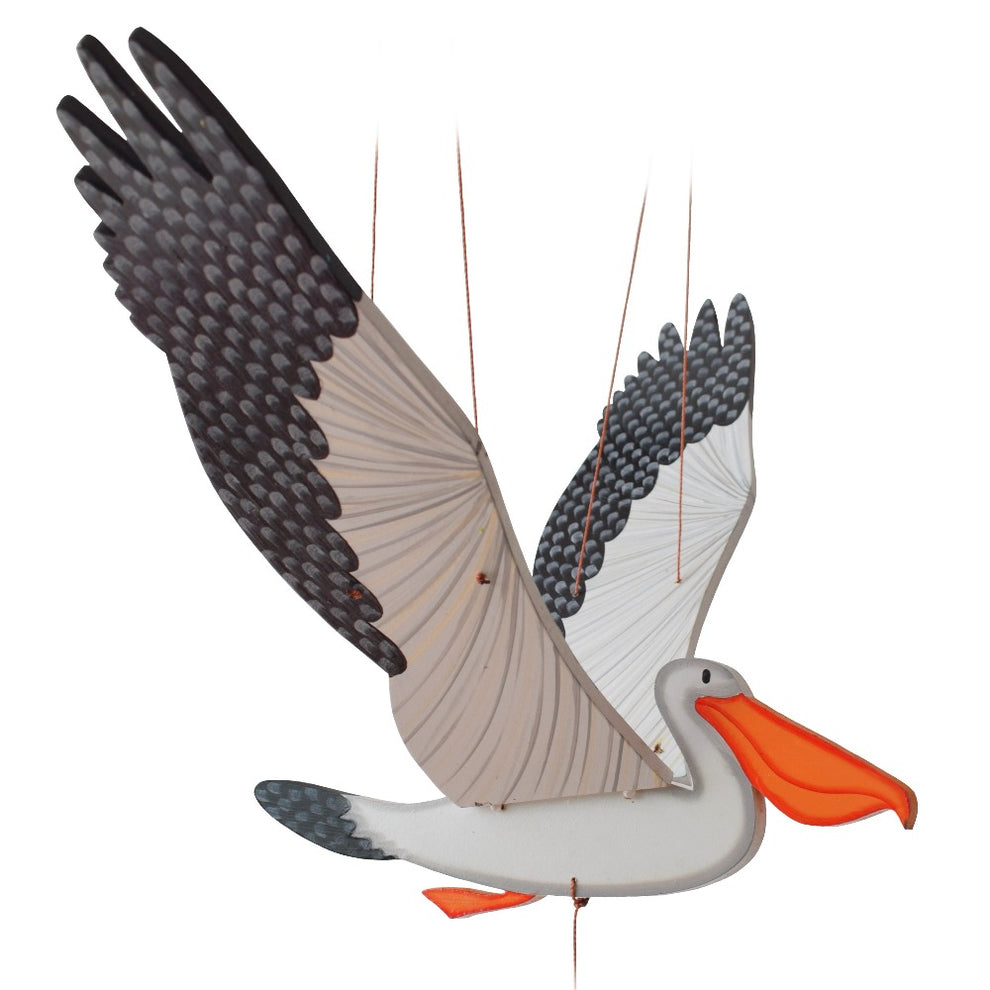 Pelican Flying Mobile - Unique Handmade Gift – Tulia's Artisan Gallery